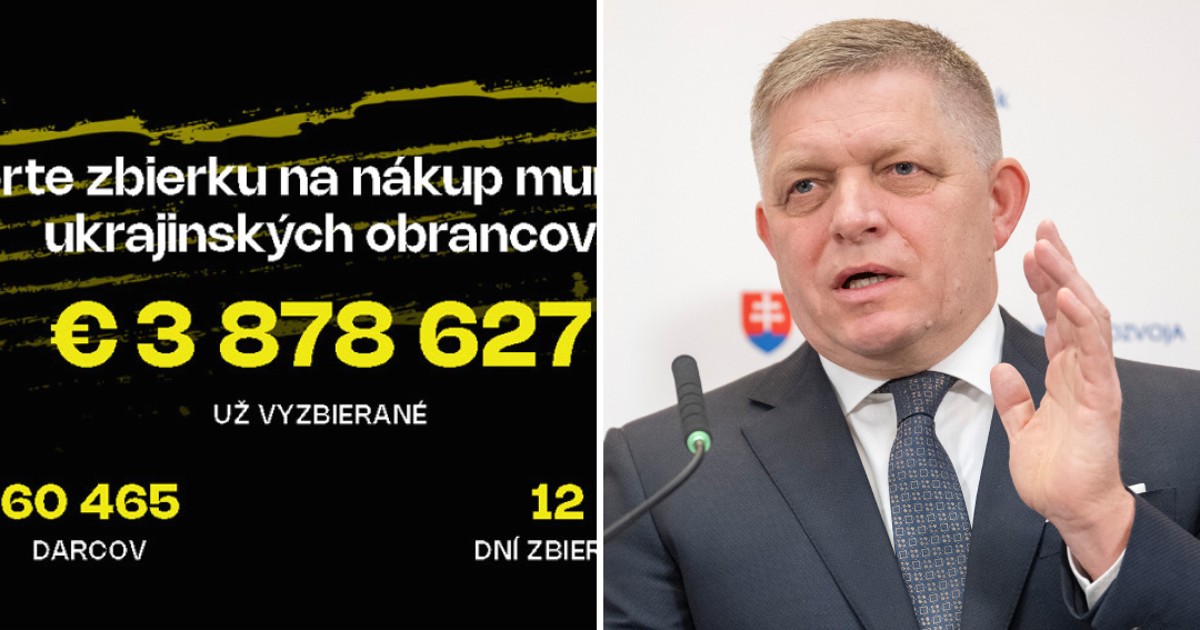 Slováci na muníciu pre Ukrajinu vyzbierali už takmer 4 milióny. Prd do Stromovky, nič to nezmení ...