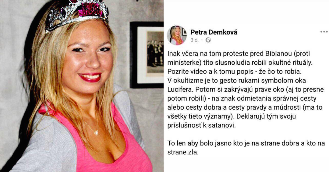 Hovorkyňa ministerstva kultúry Demková blúzni o okultizme a Luciferovi ...