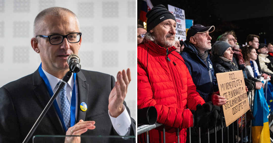Organizuje protest v bašte vládnej koalície: Stratili sme morálny ...