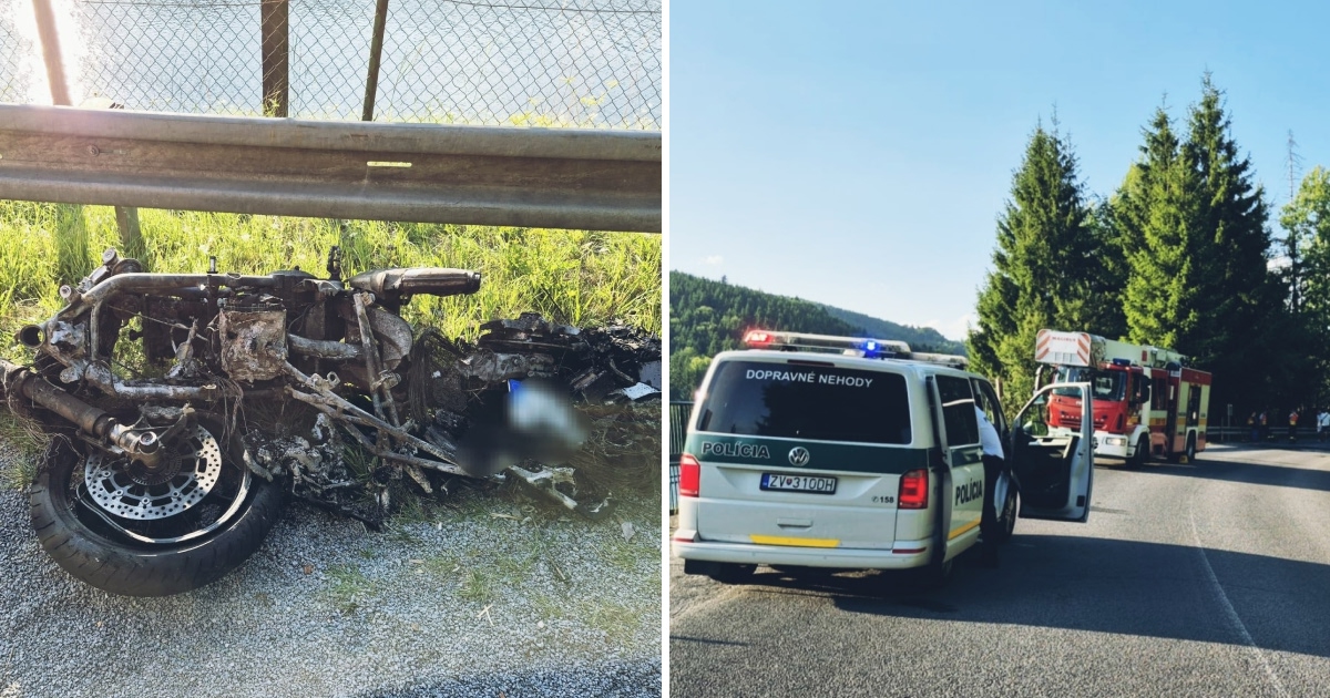 Tragická nedeľa na slovenských cestách: Motocyklista prešiel do ...