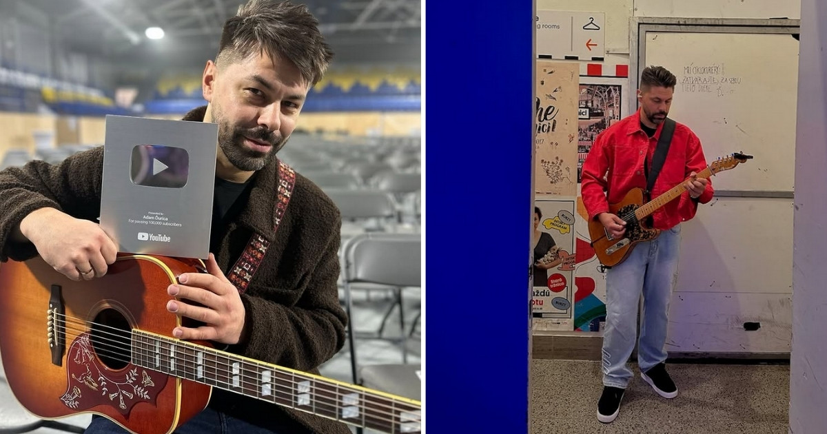 Adam Ďurica chcel potešiť fanúšikov a zahrať v srdci Prahy. Jeho ...